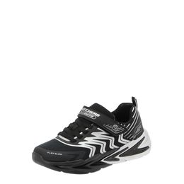 Skechers Sneaker 'FLEX-GLOW ULTRA' Jungen Gr&ouml;&szlig;e 37 schwarz / silber / wei&szlig;