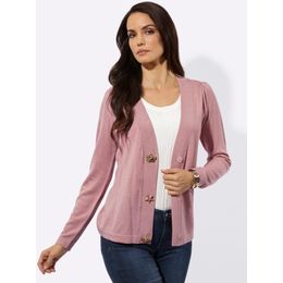 CR&Eacute;ATION L CREATION L Damen Cardigan, rosa, Gr. 36, unifarben, 30% Viskose, 30% Wolle, 20% Polyacryl, 20% Polyamid, Strickjacken