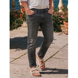 Lerros Herren Relaxhose "Baxter Relaxed Fit Jeans &ndash; Bequemer Stretch 5-Pocket Denim"schwarz used wash, Gr. 40, 99% Baumwolle, 1% Elasthan, Hosen,