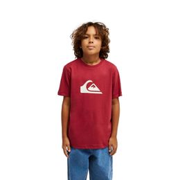 Quiksilver Jungen T-Shirt "Ev Comp Logo", rot, Gr. 12, Obermaterial: 100% Baumwolle., Shirts
