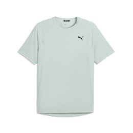 Puma Herren Trainingsshirt "M PWRMODE TEE", gr&uuml;n, Gr. M, Jersey, Obermaterial: 92% Polyester, 8% Elasthan, Shirts, Regular Fit, kurz&auml;rmelig,