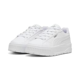 Puma M&auml;dchen Sneaker "Karmen II Sneakers M&auml;dchen", Gr. 30, wei&szlig;, Obermaterial: Textil, Synthetik. Futter: Textil. Innensohle: Textil. Laufsohle: