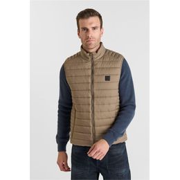 Herren Steppweste "OCROZ", beige, Gr. L, Le Temps Des Cerises, 100% Polyamid, Westen, im tollen Stepp-Design