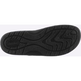 Herren Pantoffel, Gr. 44, braun, Lederimitat, Schuhe