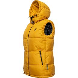 Marikoo Weste 'Eisfl&ouml;ckchen' Damen Gr&ouml;&szlig;e XS hellbeige / gelb
