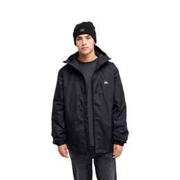 Quiksilver Herren Funktionsjacke "Overcast 3K Insulated", schwarz, Gr. S, Obermaterial: 100% Nylon., Jacken