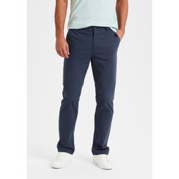 H.I.S. H.I.S Herren Chinohose "- lange Hose in Regular-fit", blau, Gr. 33, unifarben, Web, Obermaterial: 98% Baumwolle, 2% Elasthan, Hosen, aus elastischer