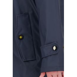 ANKERGLUT Damen Regenjacke "Friesennerz ankerglutliebe WOMEN", blau, Gr. 36, Web, Obermaterial: 100% Polyurethan. Futter: 100% Polyester, Jacken,