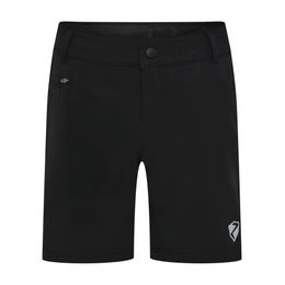 Ziener Jungen Radhose "NADO-Z", schwarz, Gr. 116, Obermaterial: 100% Polyester, Hosen
