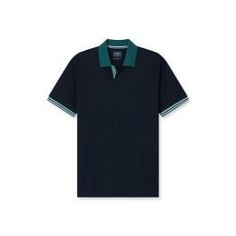 OLYMP Herren Poloshirt "OLYMP Casual Wirk, Polo", blau, Gr. M, 51% Baumwolle, 49% Polyester, Shirts