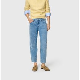 MAC Herren Straight-Jeans, blau, Gr. 40, unifarben, Denim/Jeans, Obermaterial: 86% Baumwolle, 10% Polyester, 4% Elasthan, Jeans, mit Taschen