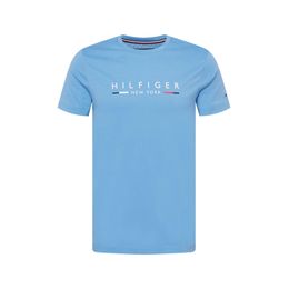 Tommy Hilfiger Shirt 'Slim NYC Logo' male size L Navy / Light blue / Red / White