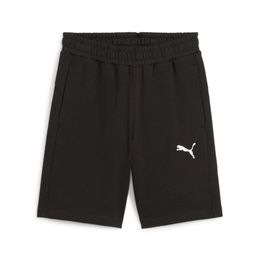 Puma Jungen Trainingsshorts "TEAMGOAL CASUALS SHORTS JR", schwarz, Gr. 152, unifarben, Sweatware, Obermaterial: 100% Baumwolle, Hosen, f&uuml;r