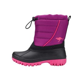 Kangaroos M&auml;dchen Winterboots "K-Ben", Gr. 35, lila, Synthetik, Textil, Schuhe, Wasserabweisend,Winterschuhe, Winterstiefel, Snowboots