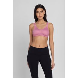 Dorina Damen Sport-BH "FLEX", Gr. 100, pink, Obermaterial: 75% Polyamid, 15% Polyester, 10% Elasthan, BHs, mit atmungsaktiven Mesh-Tr&auml;gern
