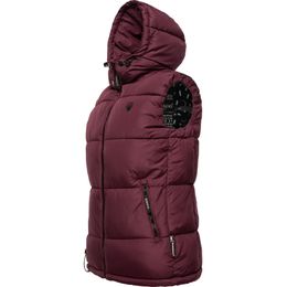 Marikoo Weste 'Eisfl&ouml;ckchen' Damen Gr&ouml;&szlig;e XXXL beige / bordeaux