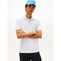 Tommy Jeans Herren Poloshirt "TJM REGULAR FIT", wei&szlig;, Gr. S, unifarben, Jersey, Obermaterial: 100% Baumwolle, Shirts