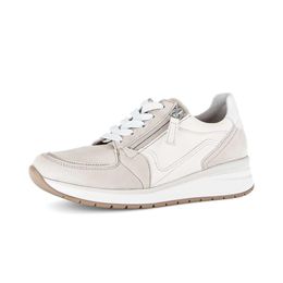 Gabor Damen Sneaker "Sneaker low", Gr. 38, beige, Schuhe