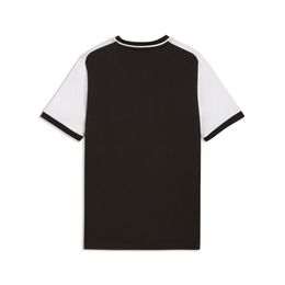 Puma Jungen Fu&szlig;balltrikot "TEAMLIGA26 MATCHDAY JERSEY JR", schwarz-wei&szlig;, Gr. 128, unifarben, Interlock, Obermaterial: 100% Polyester, Trikots,