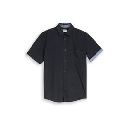 Tom Tailor Button Up Shirt male size XL Navy / White