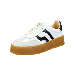 Gant Damen Plateausneaker "Gant Sneaker Leder", Gr. 40, braun, Leder, Schuhe
