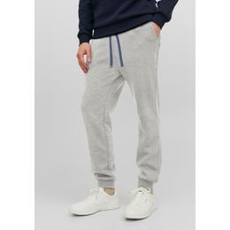Chiemsee Herren Jogginghose, grau, Gr. M, Obermaterial: 60% Baumwolle, 40% Polyester, Hosen, mit abgestepptem B&uuml;ndchen, Regular Fit