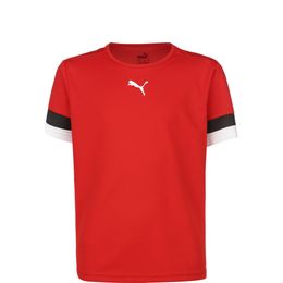Puma Funktionsshirt 'TeamRise' Jungen Gr&ouml;&szlig;e 140 rot / schwarz / wei&szlig;