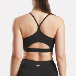Reebok Damen Sport-BH "KENDAL CORE STRAPPY BRA", Gr. Sschwarz, Obermaterial: 100% Polyester. Futter: 91% Polyester, 9% Elasthan, BHs, Sport-Bustier