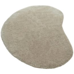 Hochflor-Teppich, B:200cm H:25mm L:300cm, beige, LeGer Home by Lena Gercke, Kunstfaser, Teppiche, "Halrum, einfarbig, besondere Form, modern",