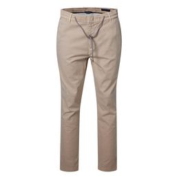 Pierre Cardin Herren Chinohose "PC-Chambery", beige, Gr. 38, Web, Obermaterial: 98% Baumwolle, 2% Elasthan, Hosen, Tunnelzug zur Weitenregulierung