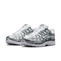 Nike Sportswear Damen Sneaker "W P-6000", Gr. 43, silber, Textil, Schuhe