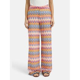 Smith & Soul SMITH & SOUL Damen Schlupfhose, bunt, Gr. XL, bedruckt, Web, Material: 100% Polyester, Hosen, mit Elastikbund