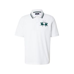 La Martina Shirt male size XXL Emerald / White