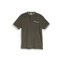 Tom Tailor Shirt male size XXXL Olive / Wool white