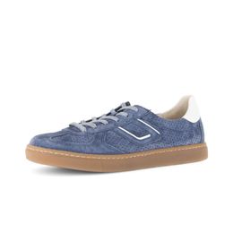 Gabor Damen Sneaker "Sneaker low", Gr. 38,5, blau, Schuhe