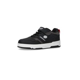 M&auml;dchen Sneaker, Dockers by Gerli, Gr. 32, schwarz, Lederimitat, Schuhe, Retro Sneaker, Basketsneaker, Freizeitschuh mit Klettverschluss