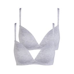 Nina von C. Damen Schalen-BH "2er Pack Schalen BH Light&Easy", Gr. 75, bunt, Obermaterial: 95% Modal CMD. 5% Elasthan EL., BHs
