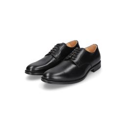 Henry Stevens Herren Schn&uuml;rschuh "Wes PD", Gr. 41schwarz, Kalbsleder, Schuhe