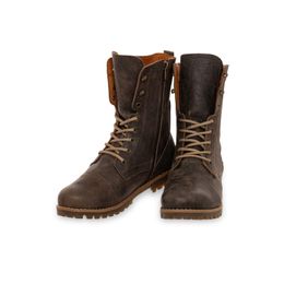 Andrea Conti Damen Stiefel "Stiefel 0348050 stein", Gr. 37, braun, Obermaterial: 100% Lederfaserstoff LEAFIBTEX., Schuhe