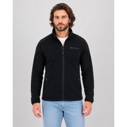 DEPROC Active Herren Fleecejacke "WAWA BAY", schwarz, Gr. S, Fleece, 100% Polyester, Jacken, auch in gro&szlig;en Gr&ouml;&szlig;en erh&auml;ltlich