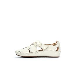 Pikolinos Slipper 'Vallarta' Damen Gr&ouml;&szlig;e 35 camel / wei&szlig; Sommerschuhe