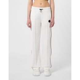 Plein Sport Damen Jogginghose "Jogginghose"01of, sanftes wei&szlig;, Gr. M, Stoff: 92% Polyamid, 8% Elasthan, Hosen