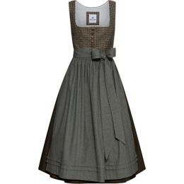 Hammerschmid Langes Dirndl Pillersee Beige/Braun (Gr&ouml;&szlig;e: 34)