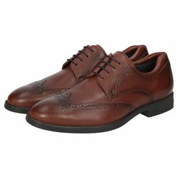 Sioux Herren Schn&uuml;rschuh "Forkan-XL", Gr. 46, braun, Obermaterial: 100% Kalbsleder CAL. 100% Gummi rubber., Schuhe