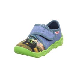 Superfit Slippers 'Bubble' boy size 26 Sand / Blue denim / Lime