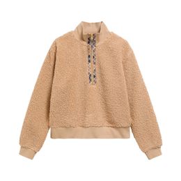 Barbour Fleecetroyer Fawne Warm Trench (Gr&ouml;&szlig;e: 10)