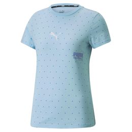 Puma Funktionsshirt Damen Gr&ouml;&szlig;e XL blau / hellblau / lila / wei&szlig;