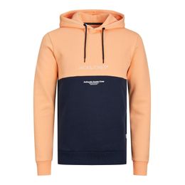 Jack & Jones JACK & JONES Sweatshirt 'JJERyder' male size XXL Navy / Apricot / Black / White
