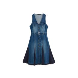 Desigual Kleid Damen Gr&ouml;&szlig;e 42 blau Sommerkleid