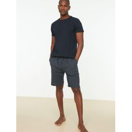 Trendyol Pyjama Herren Gr&ouml;&szlig;e XL navy / wei&szlig;